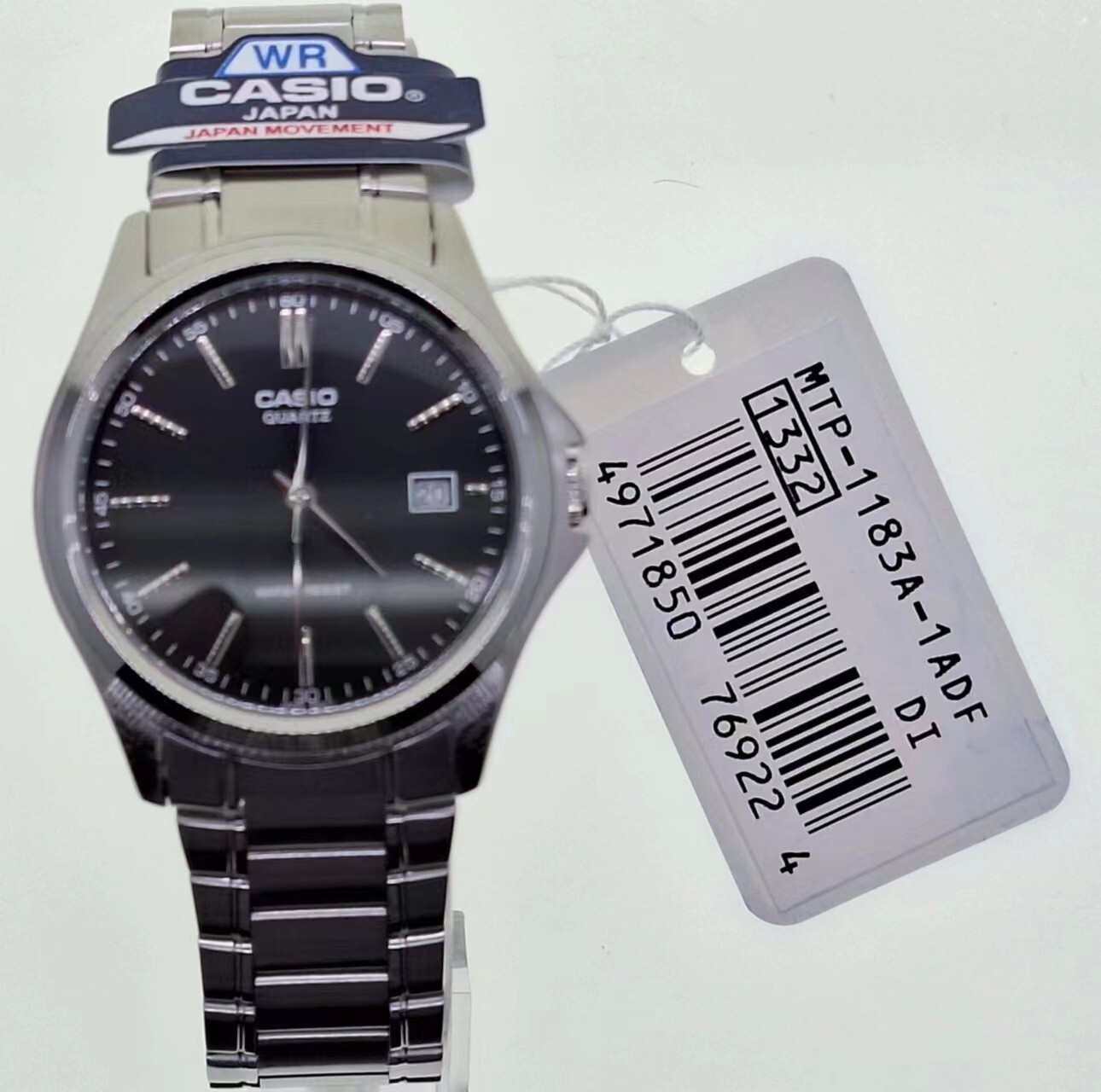 Casio MTP-1183A-1A Analog Mens Watch Silver Stainless Steel MTP1183A | eBay
