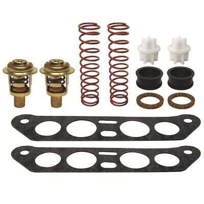 Fits Johnson Evinrude 85 88 90 100 115 140 V4 Thermostat 18-3673，340975 ...