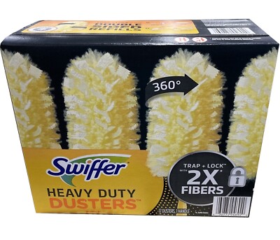 Swiffer Duster 360° Heavy Duty Dusting Kit, 1 Handle + 17 Refills Free ...