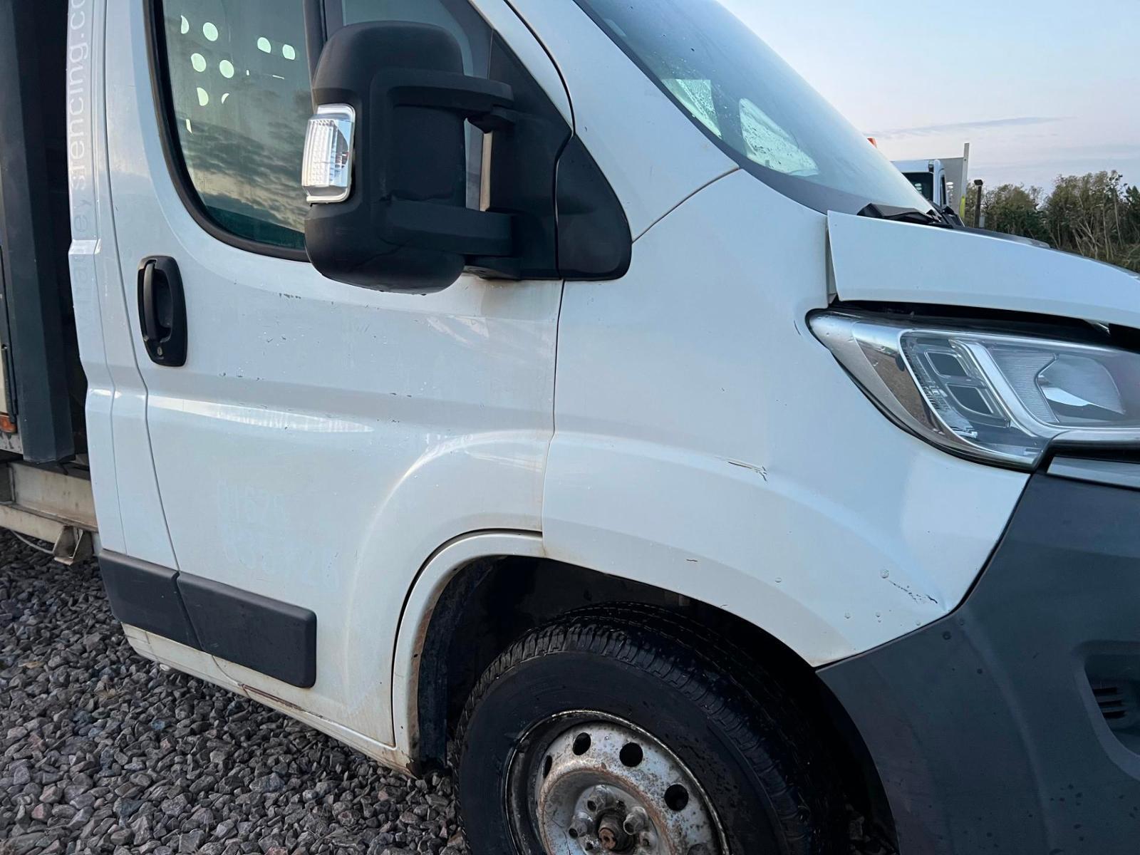 2015 CITROEN RELAY CHASSIS CAB WHITE SALVAGE DAMAGED REPAIR CAT S ...