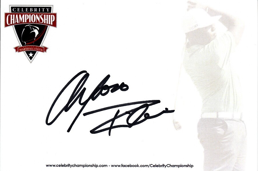Alfonso Ribeiro signed autograph auto 4x6 signature card Fresh Prince ...