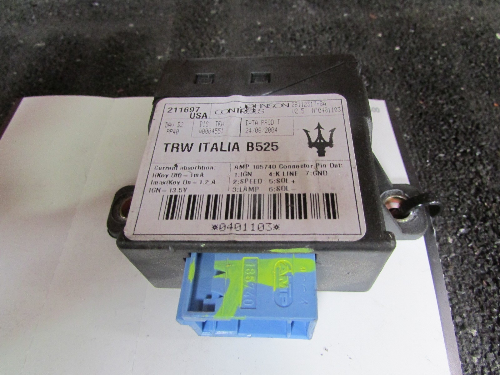 Maserati Quattroporte, Power Steering Computer, ECU, Used P/N 211697 | eBay