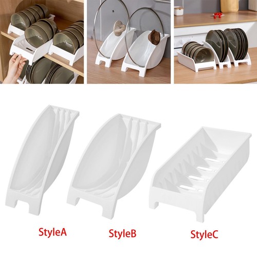 Dish Plate Rack Holder Salad/Dessert Plate Organizer for Drawers ...