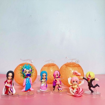 BANDAI Gashapon One Piece Figure Vol 5 naval battle of 6PCS Capsule ...