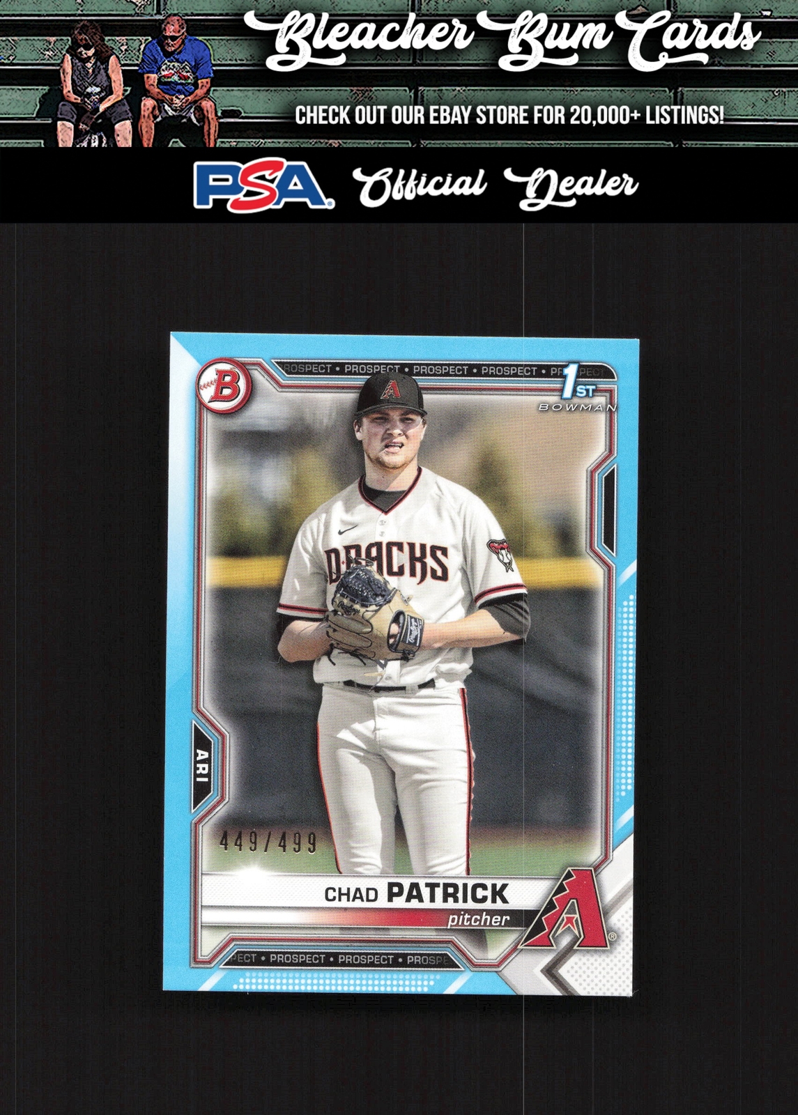 2021 Bowman Draft BD-51 Chad Patrick 1st Sky Blue /499 | eBay