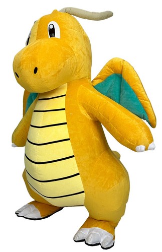 Inflatable Costume Mascot Dragonite Plush Halloween Cosplay Funny Party ...