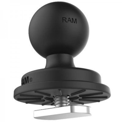 RAM Mount 1 inch Plastic Ball Track Base with T-Bolt Attachment RAP-B ...