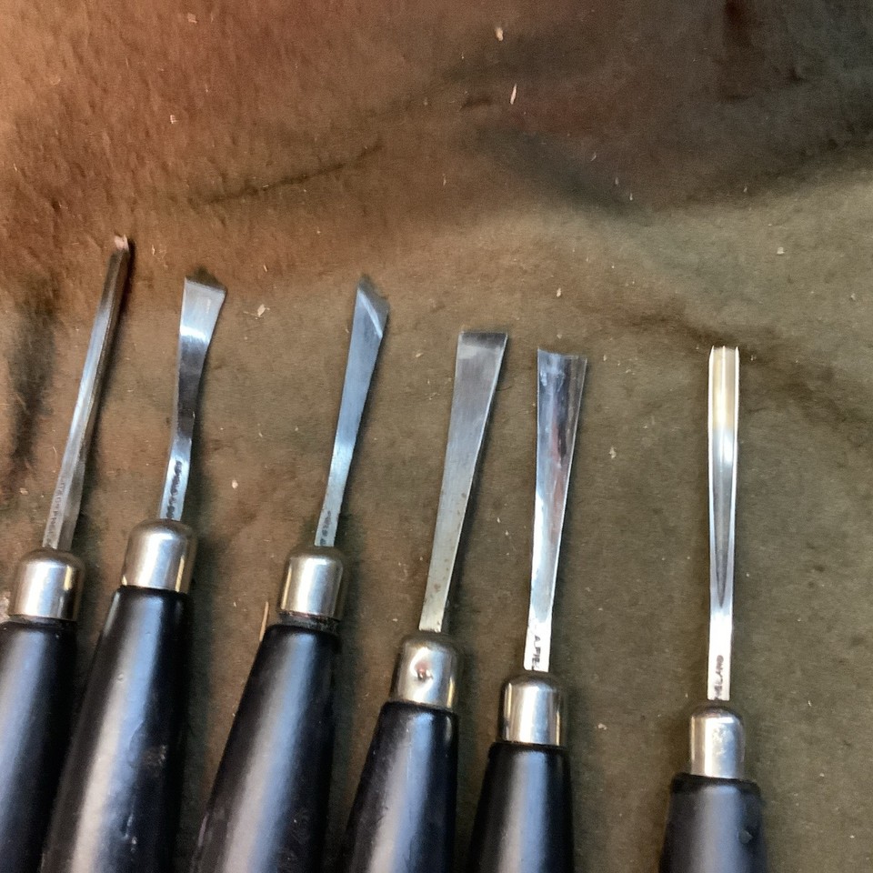 henry taylor wood carving tools Set Of 6. In original Box | eBay