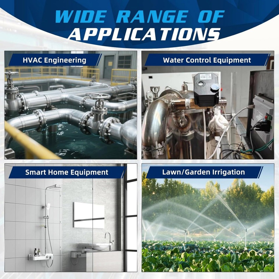 For Car Wash System Solenoid Valve 1/2" Brass 220V AC Valve Control ...