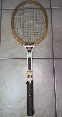 Vintage Jimmy Connors Wilson Professional Champ Wooden Tennis Racquet ...