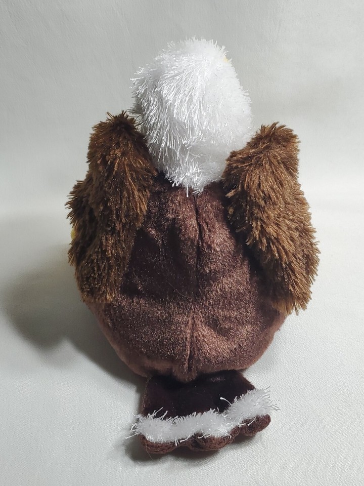 Webkinz GANZ 8” American Bald Eagle Plush Retired HM214 Stuffed Animal ...