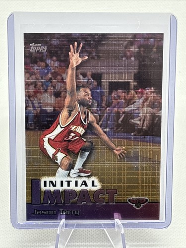 1999-00 Topps Impact Jason Terry Initial Rookie Foil Insert Atlanta ...