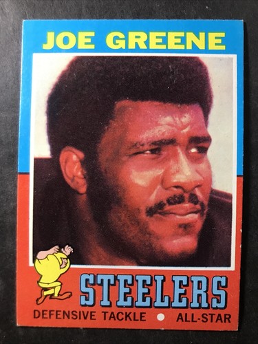 Joe Greene 1971 Topps Vintage Football Card #245 BEAUTY !! Pittsburgh ...