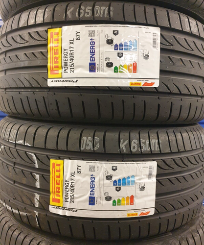 2X NEW CAR TYRES PIRELLI P ZERO POWERGY 215/40 ZR17 87Y XL UHP 215 40 ...