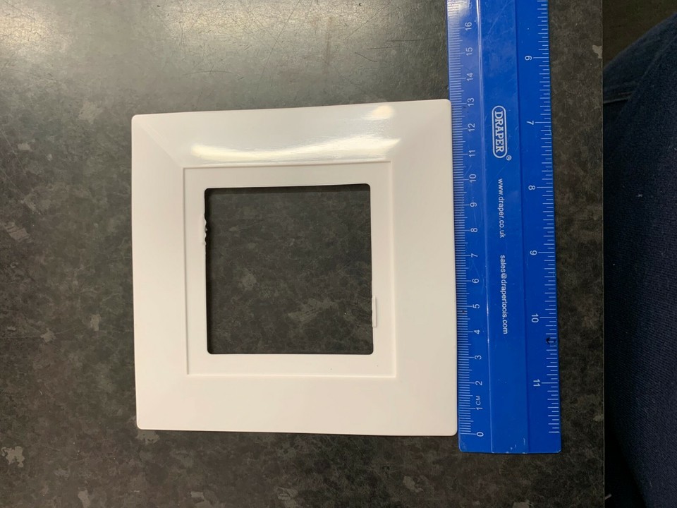 Single or Double Socket Finger Plate Light Switch & Plug Surround Panel ...