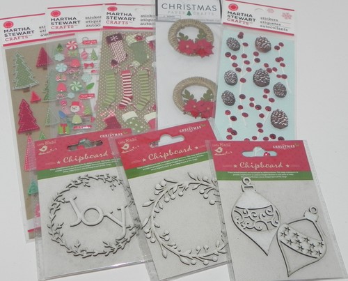 LOT CHRISTMAS TREES STOCKING WREATHS MARTHA STEWART LITTLE BIRDIE ...