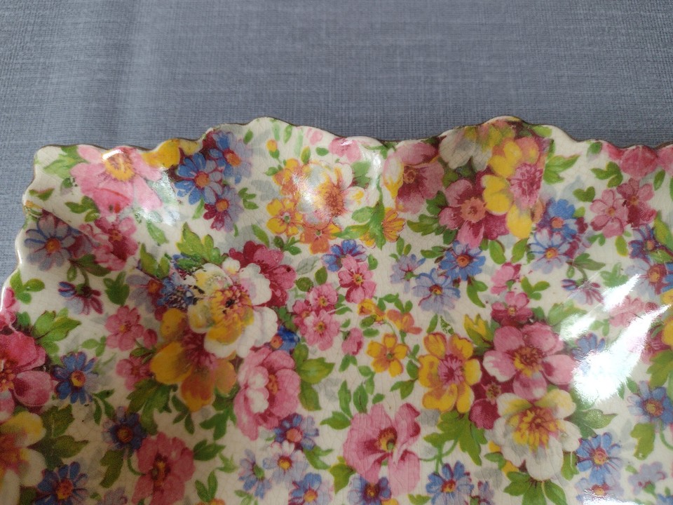 Candy Dish Handle James Kent Old Foley Staffordshire Du Barry Pattern ...