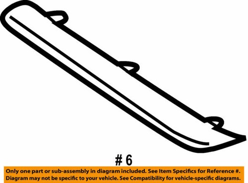 53125-42040 Toyota Moulding, radiator grille, center rh 5312542040, New ...