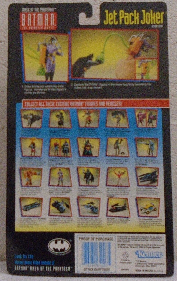 The Animated Series Jet Pack Joker Variant Face Batman Mask Of Phantasm ...