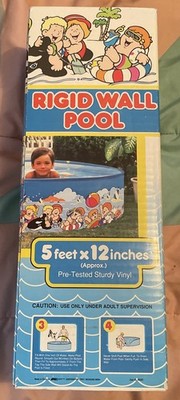 Vintage Seaside Kids Rigid Wall Pool ~Sealed~ | eBay
