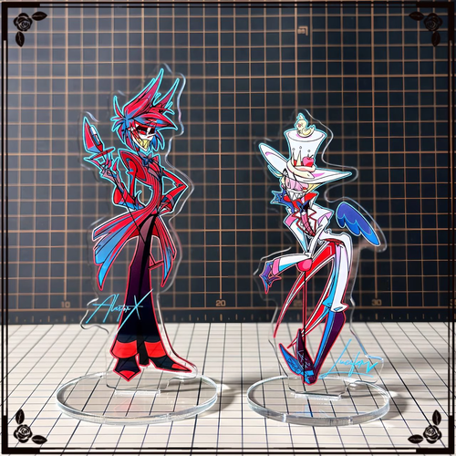 Hazbin Hotel Alastor Lucifer Acrylic Stand Figure Collection | eBay