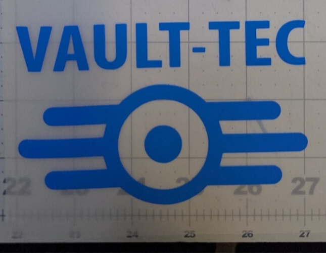 VAULT-TEC logo from Fallout video game series decal you choose color | eBay