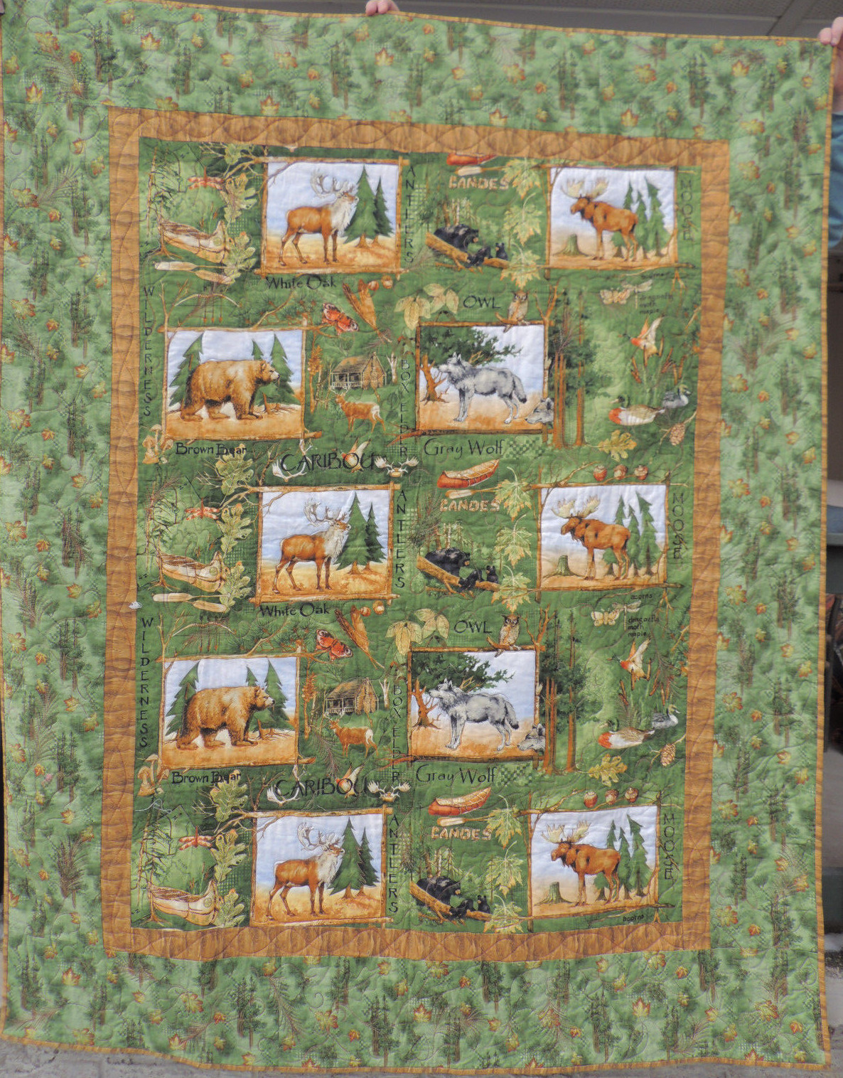 Wildlife Quilt Patterns Using Panels