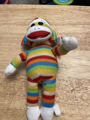 TY SOCKS the SOCK MONKEY BEANIE BABY (STRIPES) - MINT with MINT TAGS | eBay