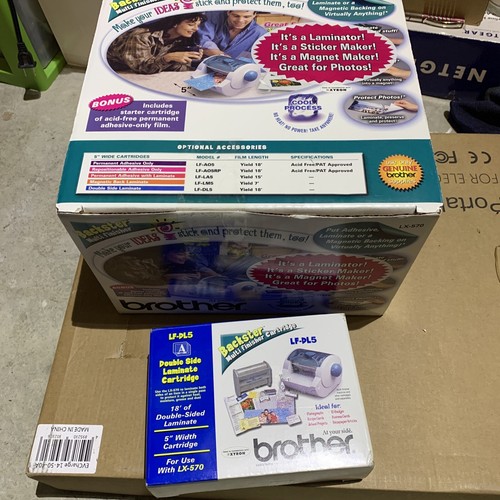 Laminating Machine & Adhesive Cartridge Brother Backster Laminator LX ...