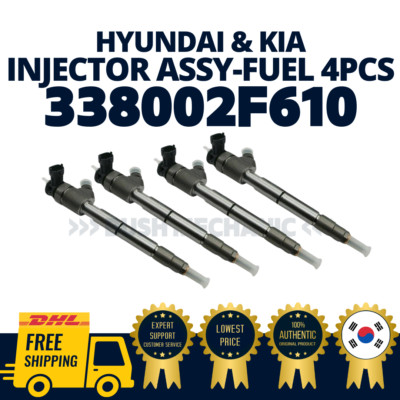 GENUINE OEM Hyundai Kia Injector Assy-Fuel Sorento Santa Fe 4pcs Set ...