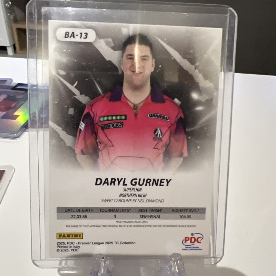 2025 Panini PDC Premier League Darts Daryl Gurney Blue /80 | eBay