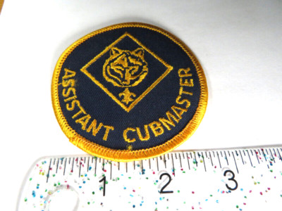 Vintage New Boy Scouts Cub Scouts Assistant Cubmaster 3 Inch patch | eBay