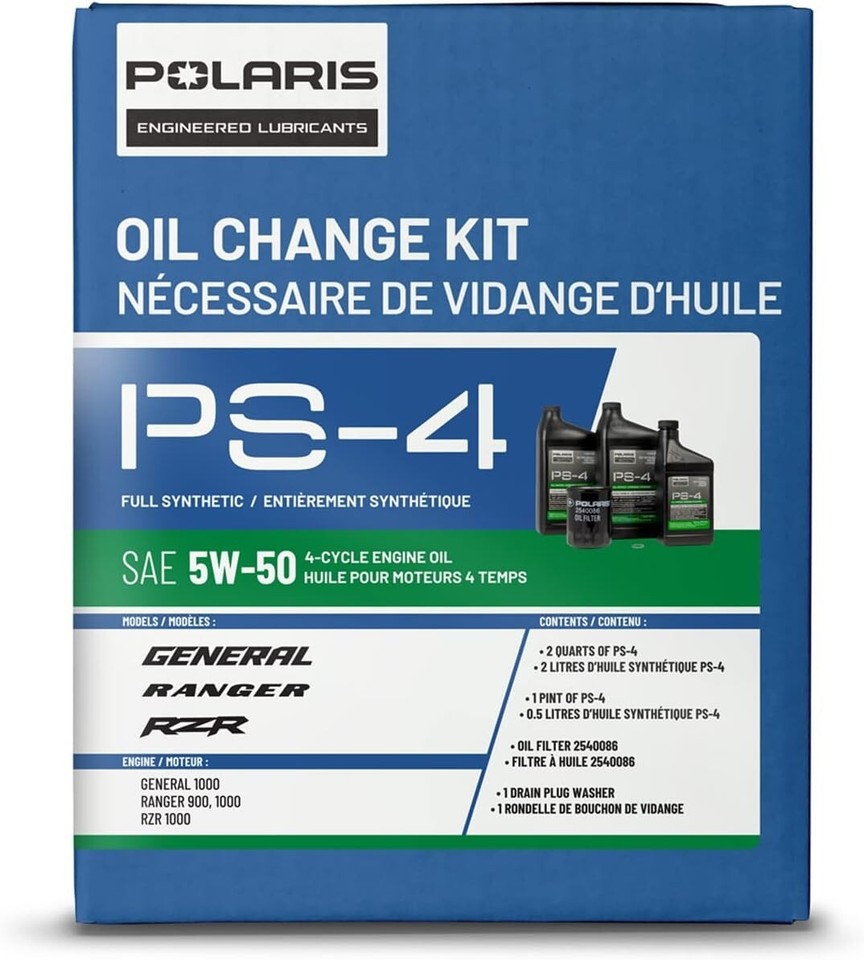 New OEM Polaris Full Synthetic Oil Change Kit - 2879323 | eBay