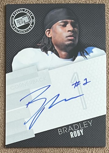 2014 Press Pass Autographs Silver Bradley Roby Ohio State Buckeyes #PPS ...