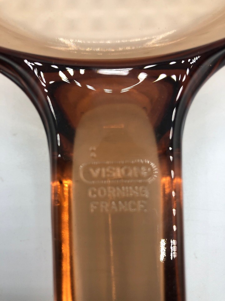 🇫🇷7” CORNING VISION WARE SKILLET: Small, Amber, France | eBay