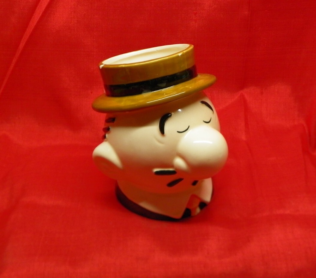 WIMPY MUG cup 1990 Popeye Cartoon Hamburger Vintage Paramount Disney ...