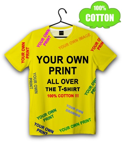 Custom print design t-shirt your own image special unique printing self ...