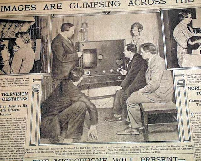 First Television Invented By John Logie Baird