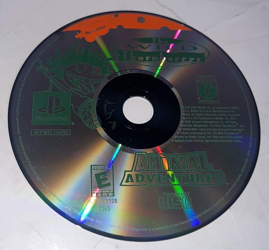 The Wild Thornberrys Animal Adventures Sony PlayStation 1 PS1 Complete ...