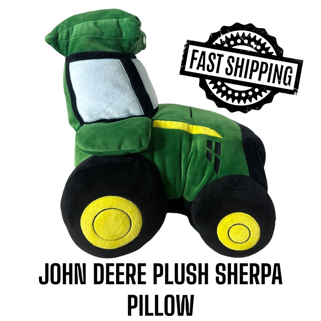 Official John Deere Tractor 18” Long Plush Decorative Pillow JFA984GT ...