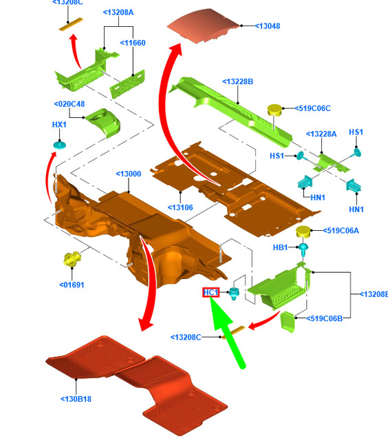 Genuine Ford Clip - Trim X4 1571079 for sale online | eBay