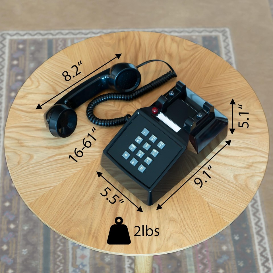 Opis PushMeFon Mobile 4G Desk Phone - Retro GSM Home Senior Cellphone ...