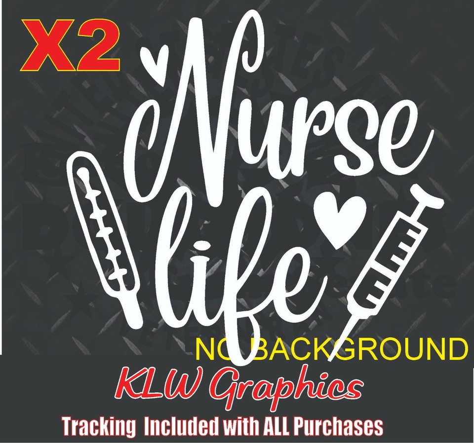 Registered Nurse RN Decal Sticker Hero Medical Car Truck laptop SUV ...