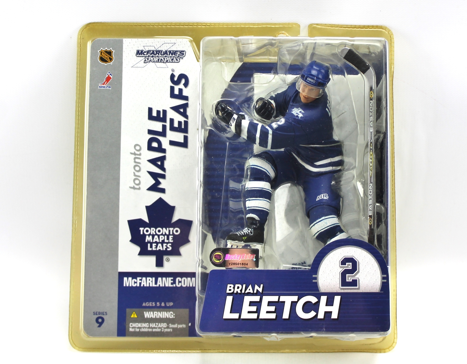 McFarlane BRIAN LEETCH Blue Jersey Toronto Maple Leafs NHL Figure ...