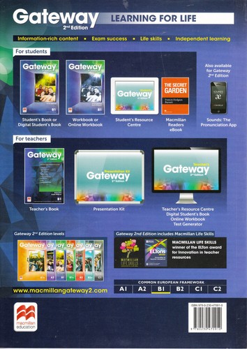 Macmillan GATEWAY B1 2nd Edition Workbook 9780230470910 @ NEW | eBay UK