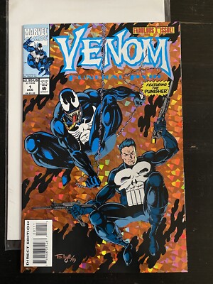 Venom: Funeral Pyre #1 1993 Marvel Comics Featuring The Punisher NM ...