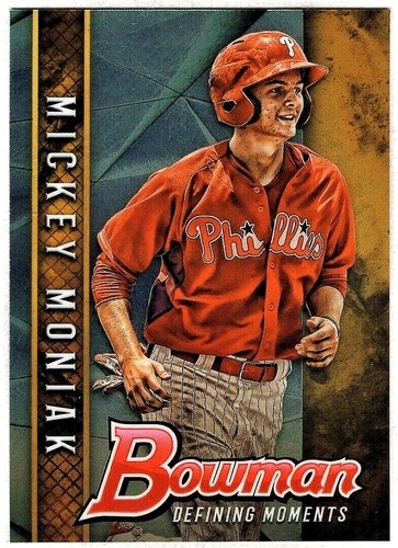 Mickey Moniak - 2017 Bowman Chrome Draft Définition 'Moments' RC | eBay