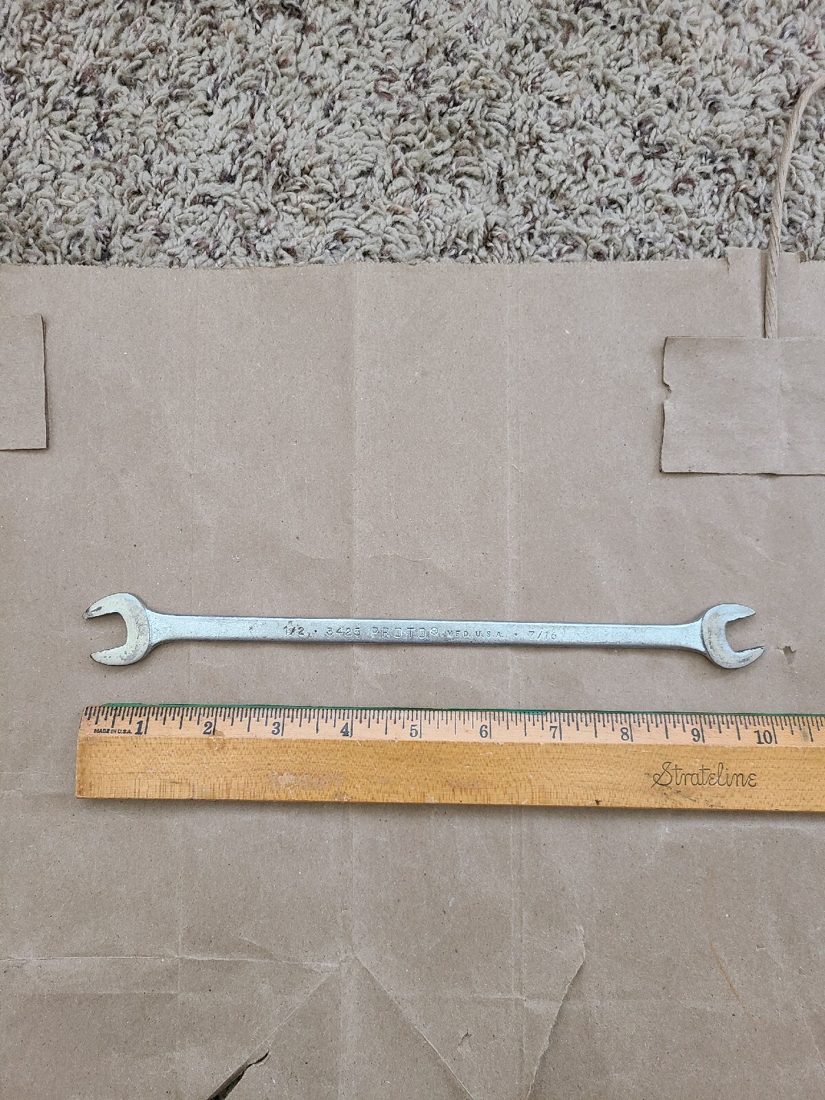 Vintage Proto Professional Tappet Wrench 1/2 7/16 3425 | eBay
