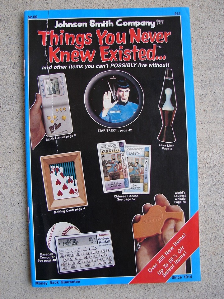 7 Lot Johnson Smith Co Things You Never Knew Existed Catalogs Novelty ...