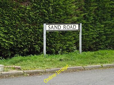 Photo 6x4 Sand Road sign Great Gransden On Sand Road at the junction ...